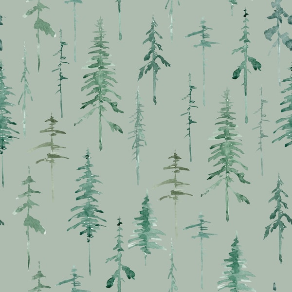 Woodland Fabric - Etsy