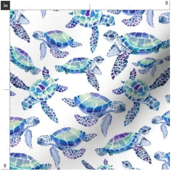 Turtle Print Fabric