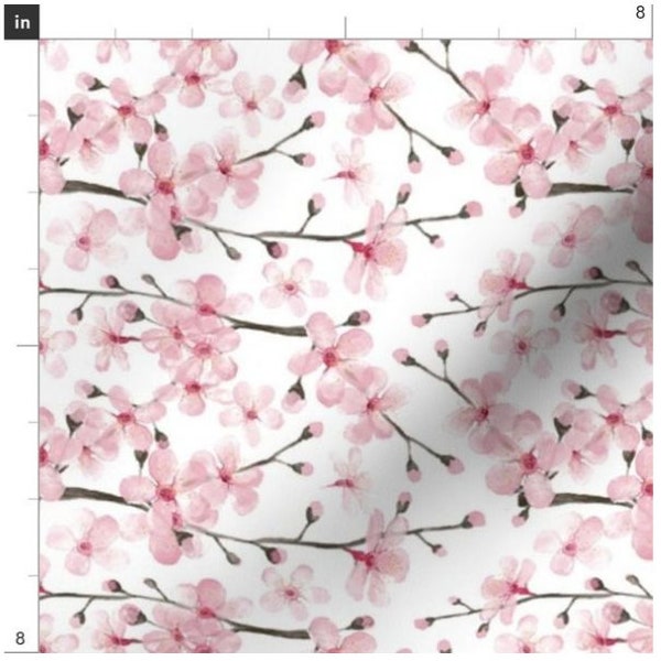 Cherry Blossom Fabric - Etsy