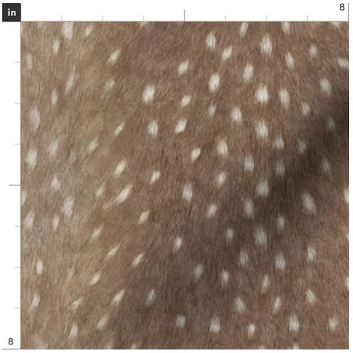 Soft Deer Hide Print Fabric by the Yard Animal Hide Print - Etsy