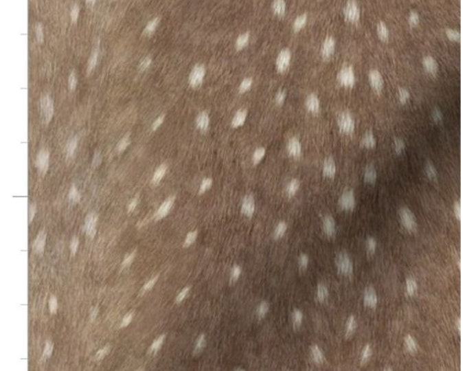 Deer Hide Print Fabric Soft Deer Hide Fabric by Willowlanetextiles ...