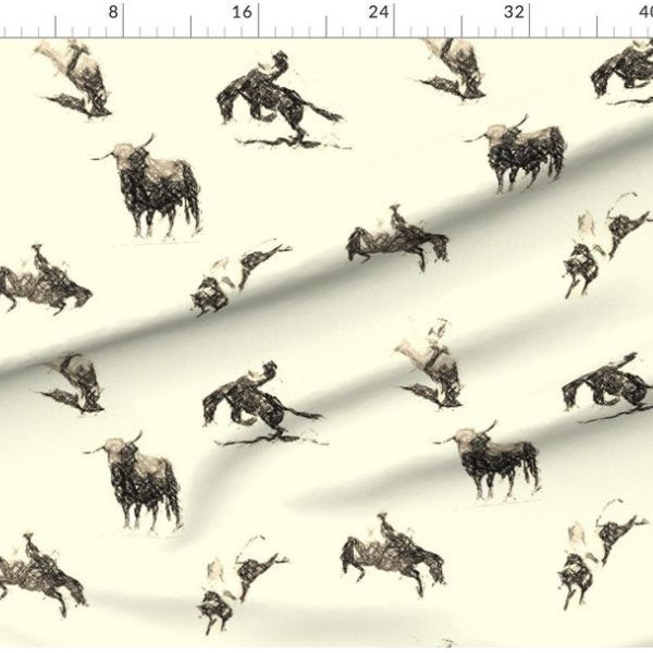 Cowboy Fabric - Etsy