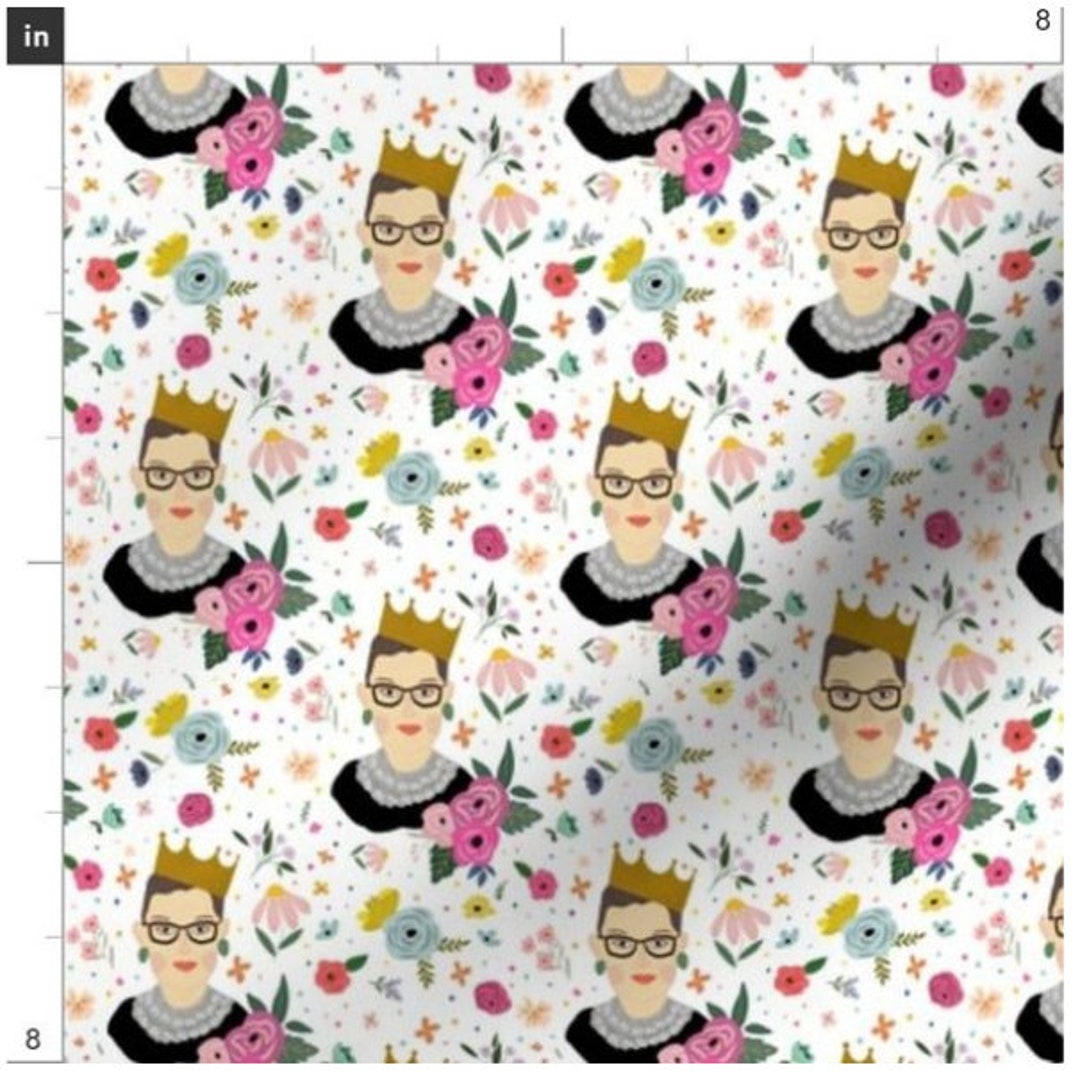 RBG Floral Print | I Dissent | Rbg's Dissent | Ruth Bader Ginsburg ...