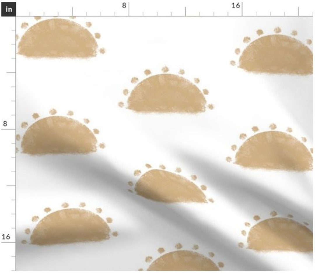 Large Desert Sun Fabric by the Yard | Suns | Sun Rays | Sand Sun Fabric ...
