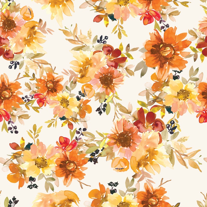 Fall Fabric Flowers - Etsy