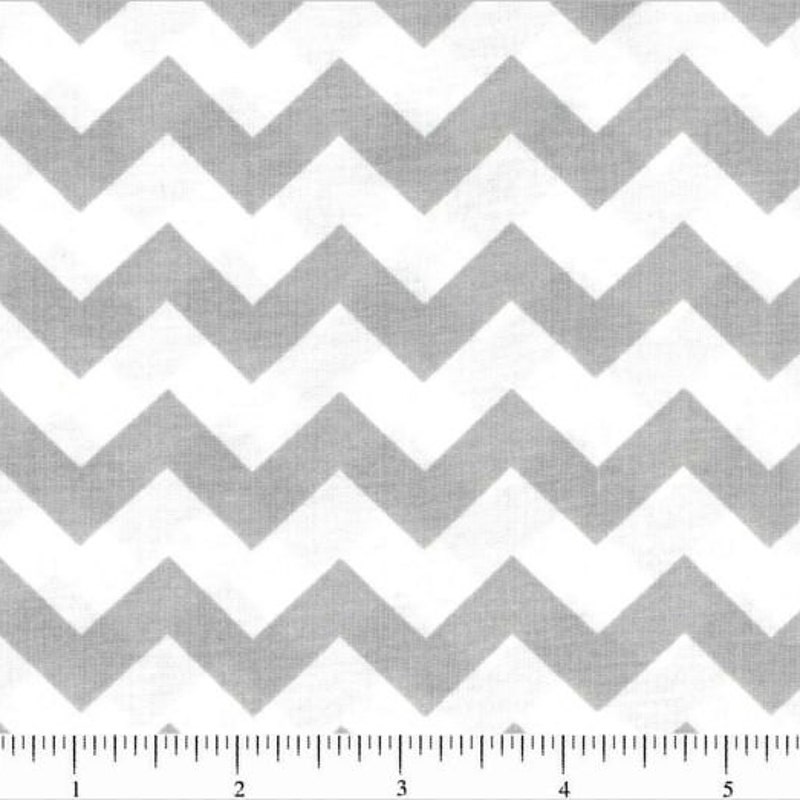 Gray Chevron Fabric - Etsy