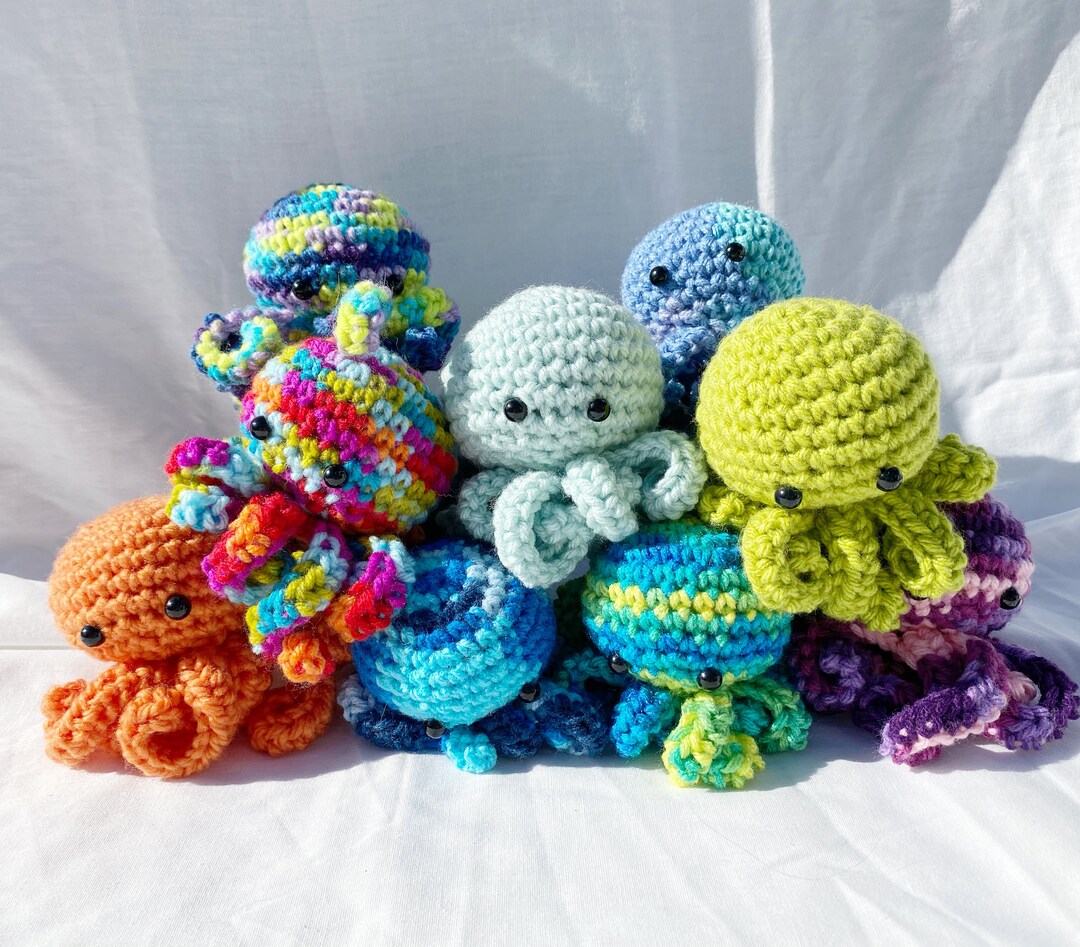 Crochet Octopus Plush / Small - Etsy
