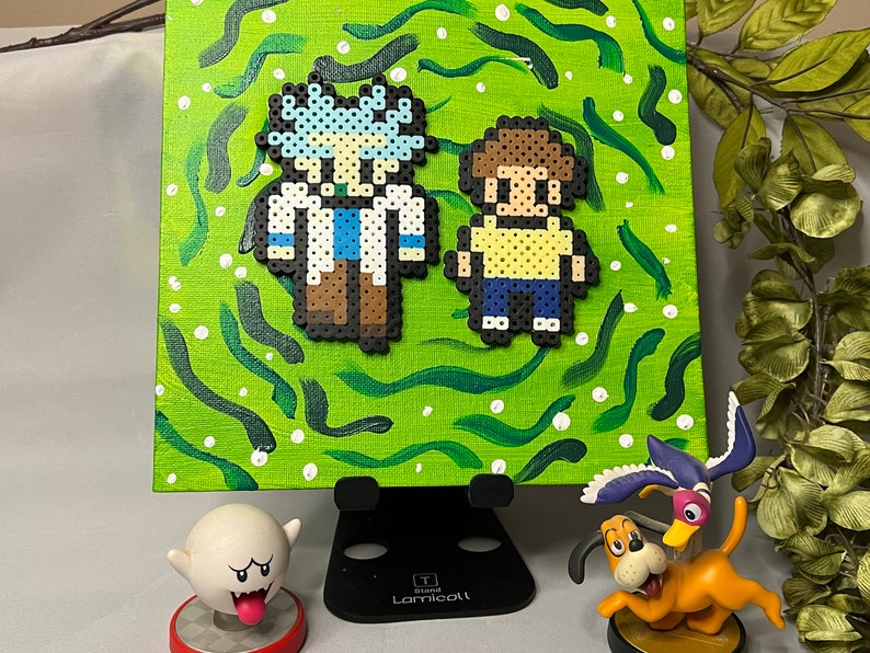 Rick and Morty Inspired Pixel Art - Etsy