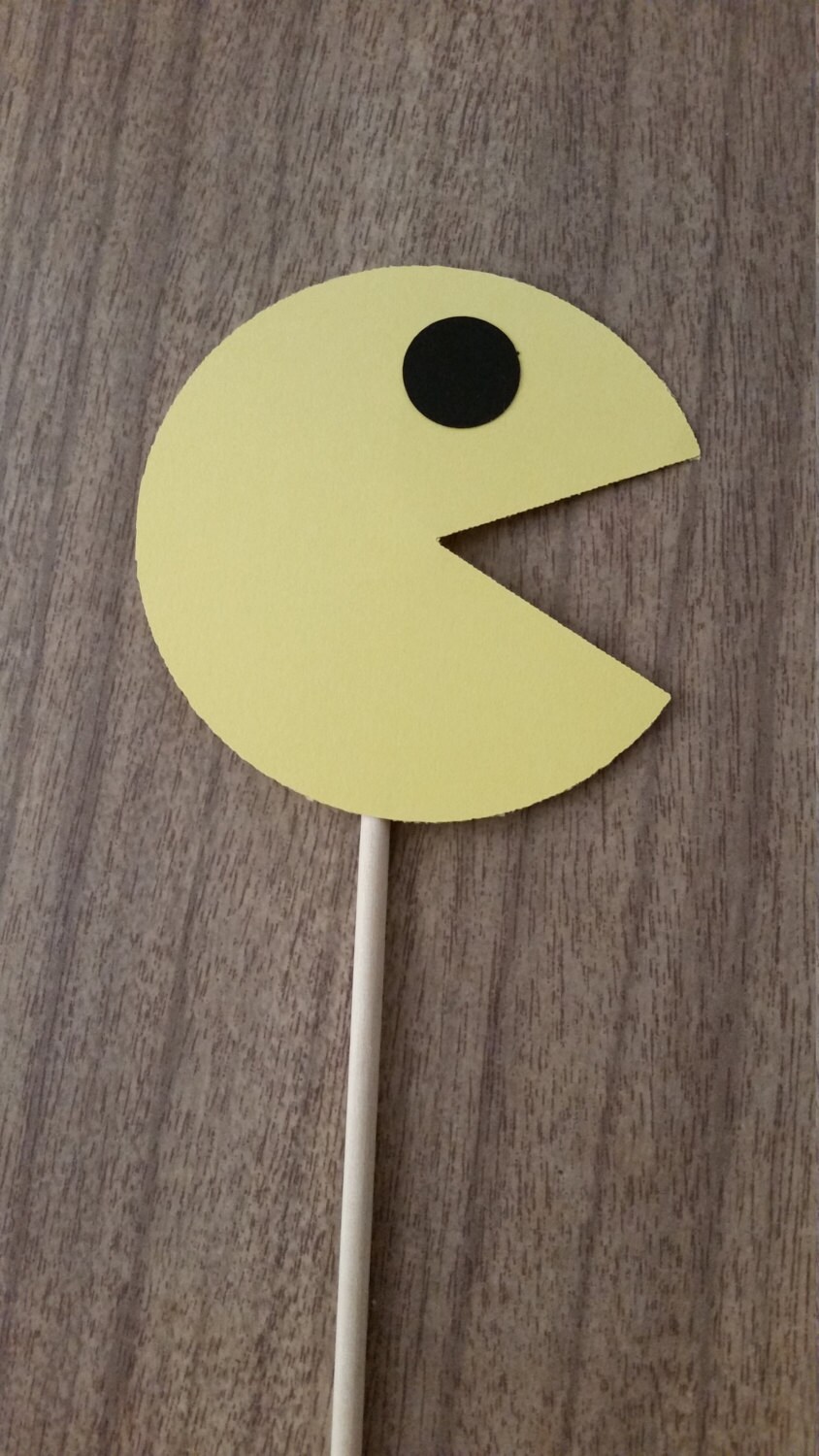 80's Theme Pac Man Photo Props - Etsy