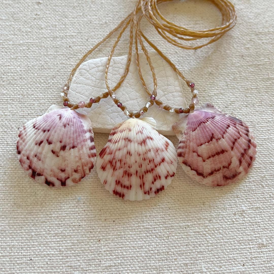 Real Seashell Pendant Necklace, Beachy Jewelry, Earthy Waterproof ...