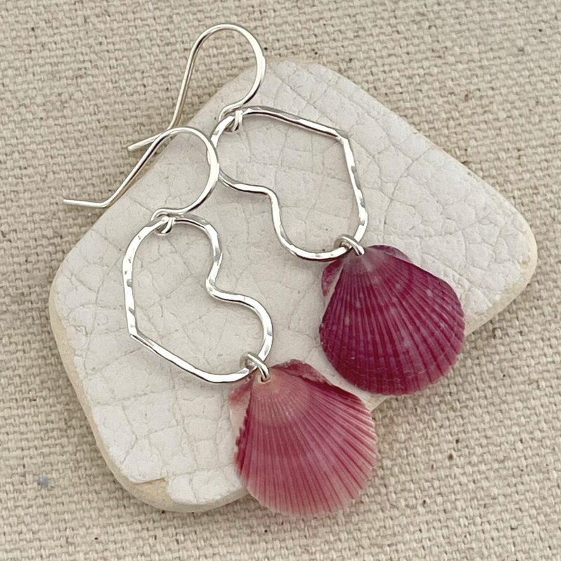 Seashell Earrings - Etsy
