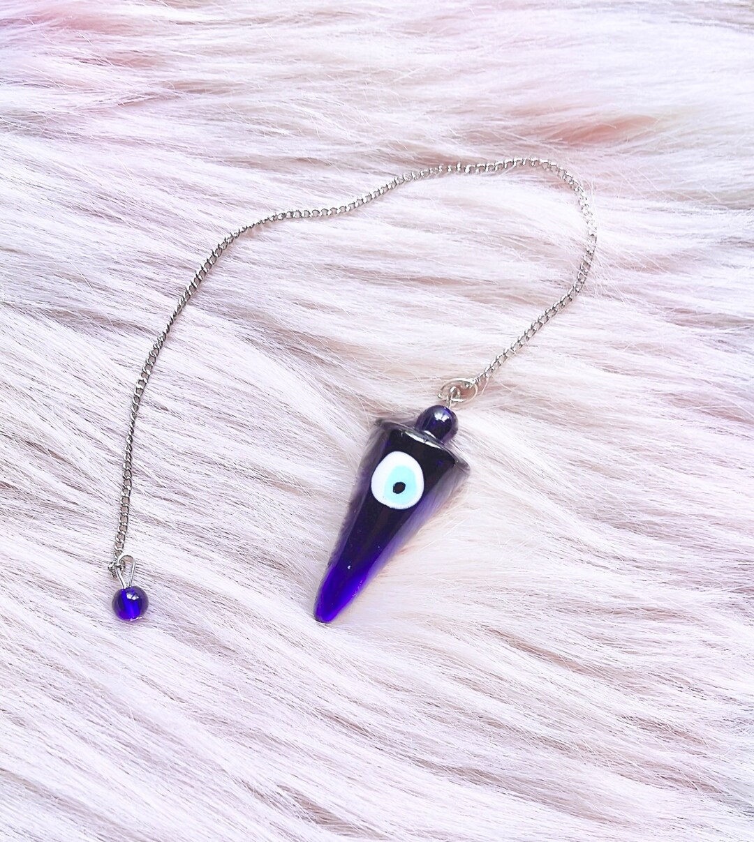 Evil Eye Pendulum, Chakra Balancing, Protection Talisman, Energy Clearing, Spiritual Healing ...