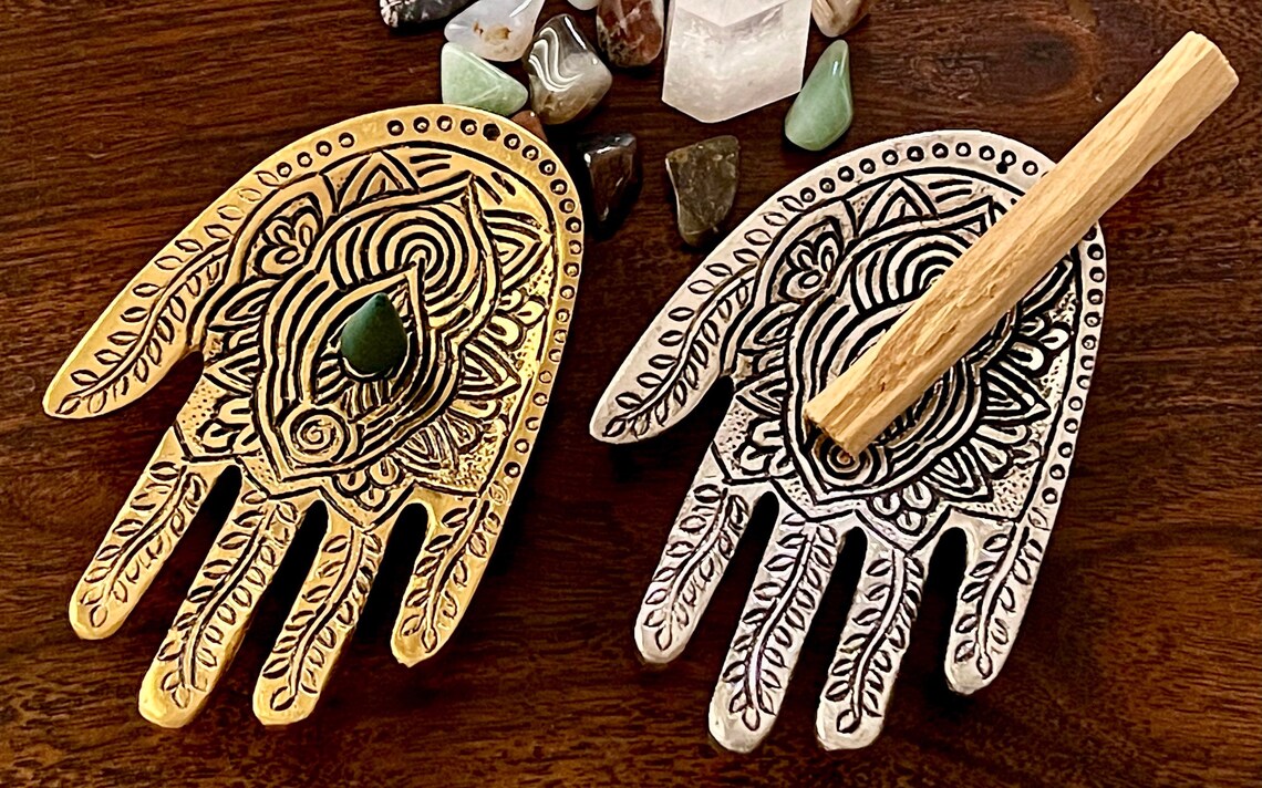 Hamsa Hand Burner/hand of Fatima/hand of Compassion - Etsy