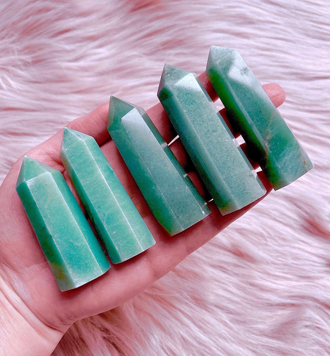 Green Aventurine Towers, Crystal Tower, Healing Crystals, Natural ...