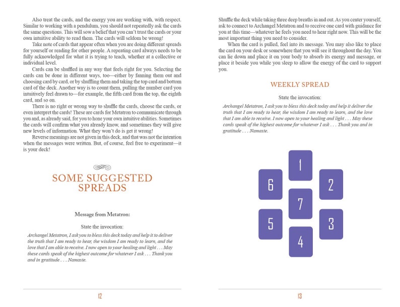 The Archangel Metatron Self-mastery Oracle Oracle Deck - Etsy