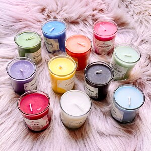 Reiki Charged Unscented Soy Candles, Intention Candles, Ritual Candles ...