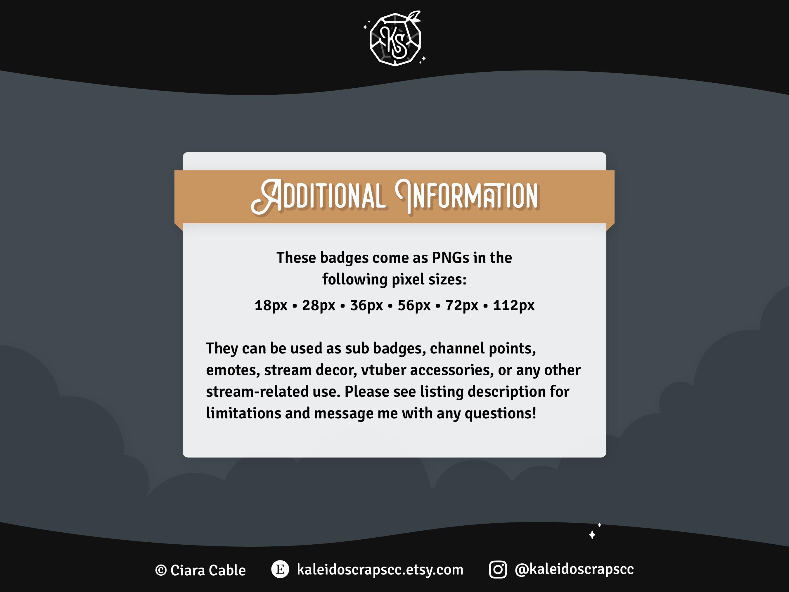 Moon Potion Twitch Badges | Cottagecore Moon & Stars Bits, Channel ...