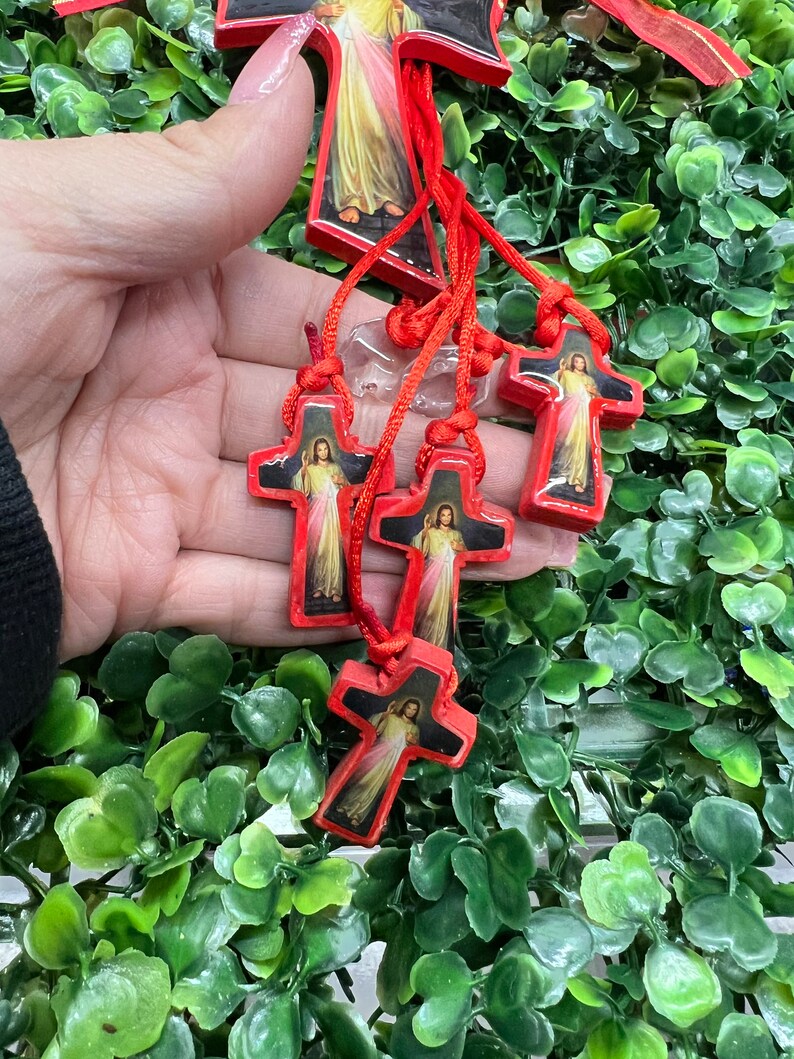 Divine Mercy Cross Blessing Doorknob Charm With Charms- Jesus ...