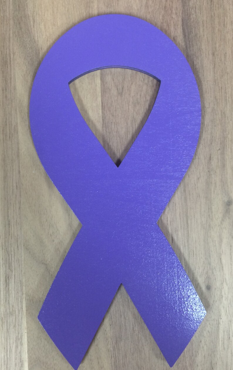 Unfinished Wood Awareness Ribbon Laser Cutout Wreath Accent - Etsy