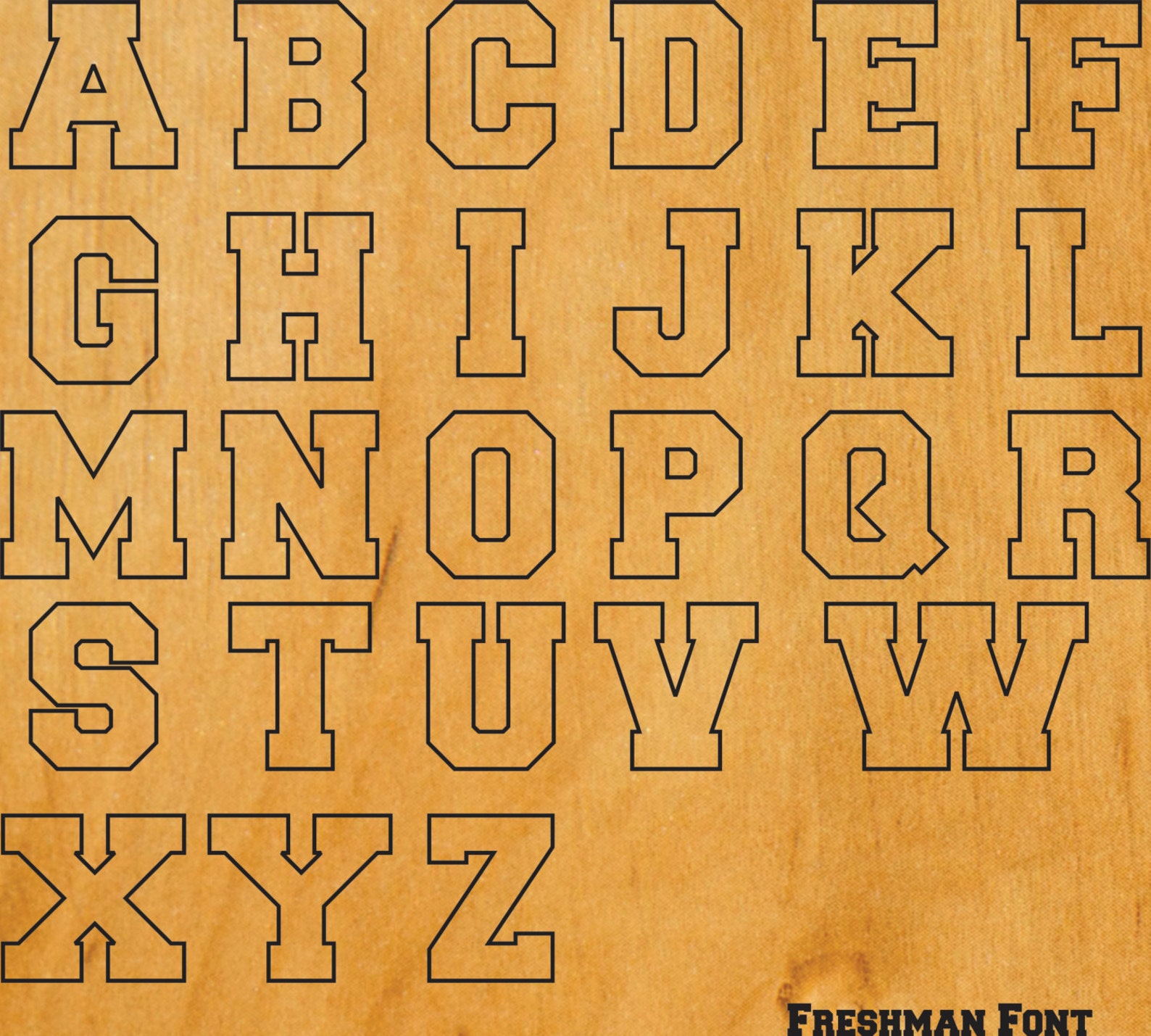 Laser Cut Letter Various Sizes Unfinished Wood Home Decor | Etsy