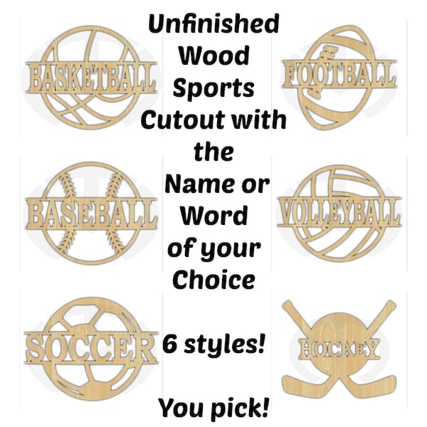 Wooden Yard Sports Sign - Etsy