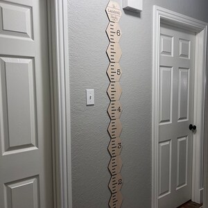 Growth Chart, Unfinished Laser Cut Plywood With UV Printing, 12 Hexagon ...