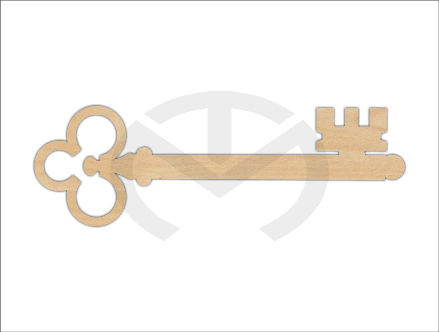 Home & Living Home Improvement unfinished Vintage key laser wood shaped ...