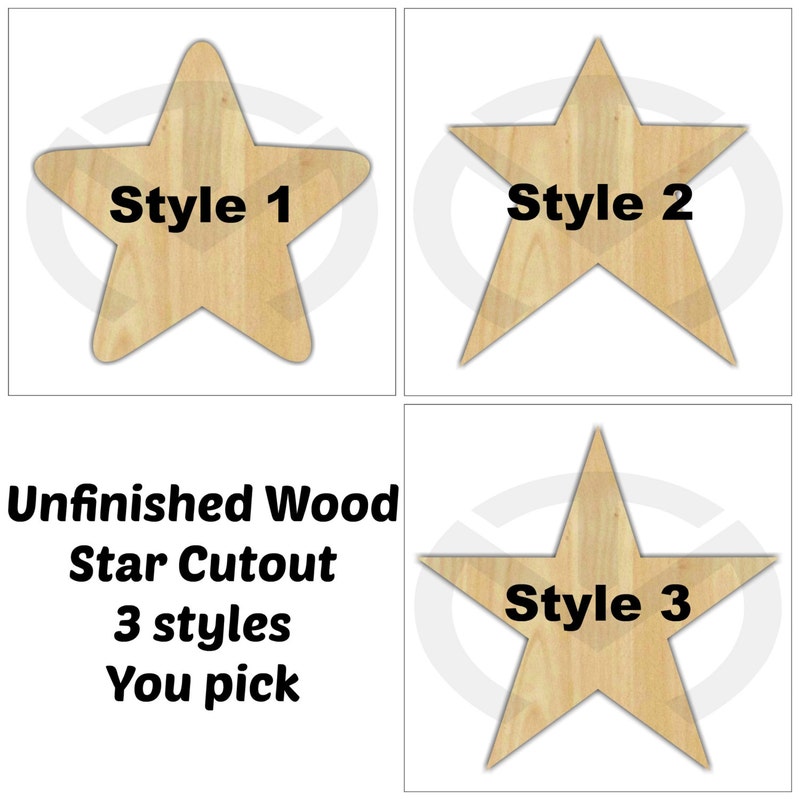 Star Cutouts - Etsy