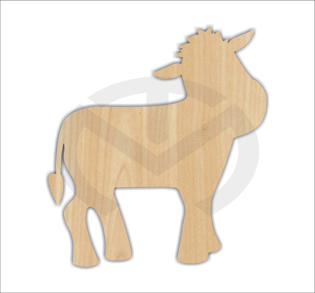 Unfinished Wood Cow Shape Laser Cutout, Wreath Accent, Ready to Paint ...