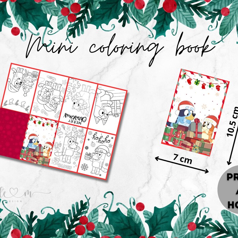 Mini Coloring Book - Etsy