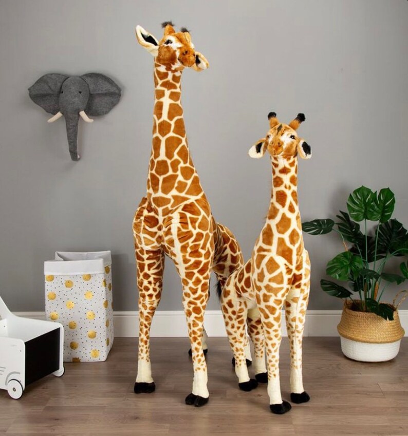 Giraffe Plush Toy Big Giraffe Huge Giraffe Safari Jungle - Etsy