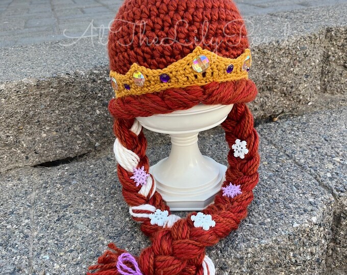 Princess Anna, Princess Ana, Anna Costume, Anna Wig, Anna Crown, Anna ...