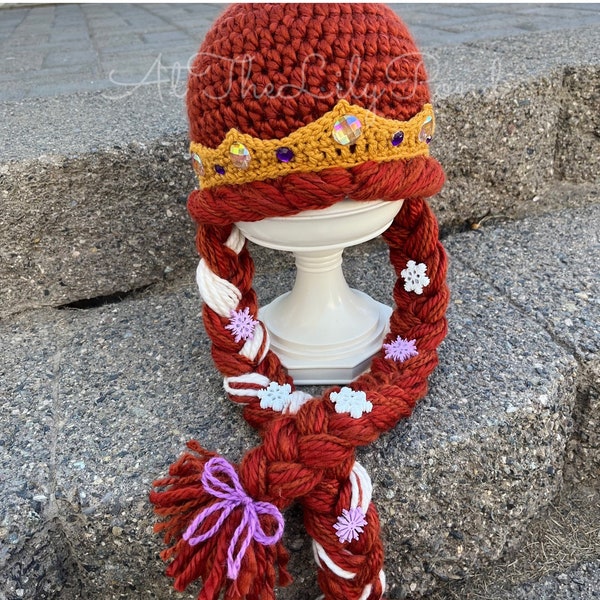 Frozen Anna Hat - Etsy