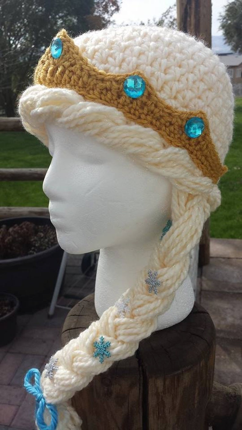 Elsa Costume Elsa Wig Elsa Crown Elsa Hat Elsa Braid Elsa - Etsy