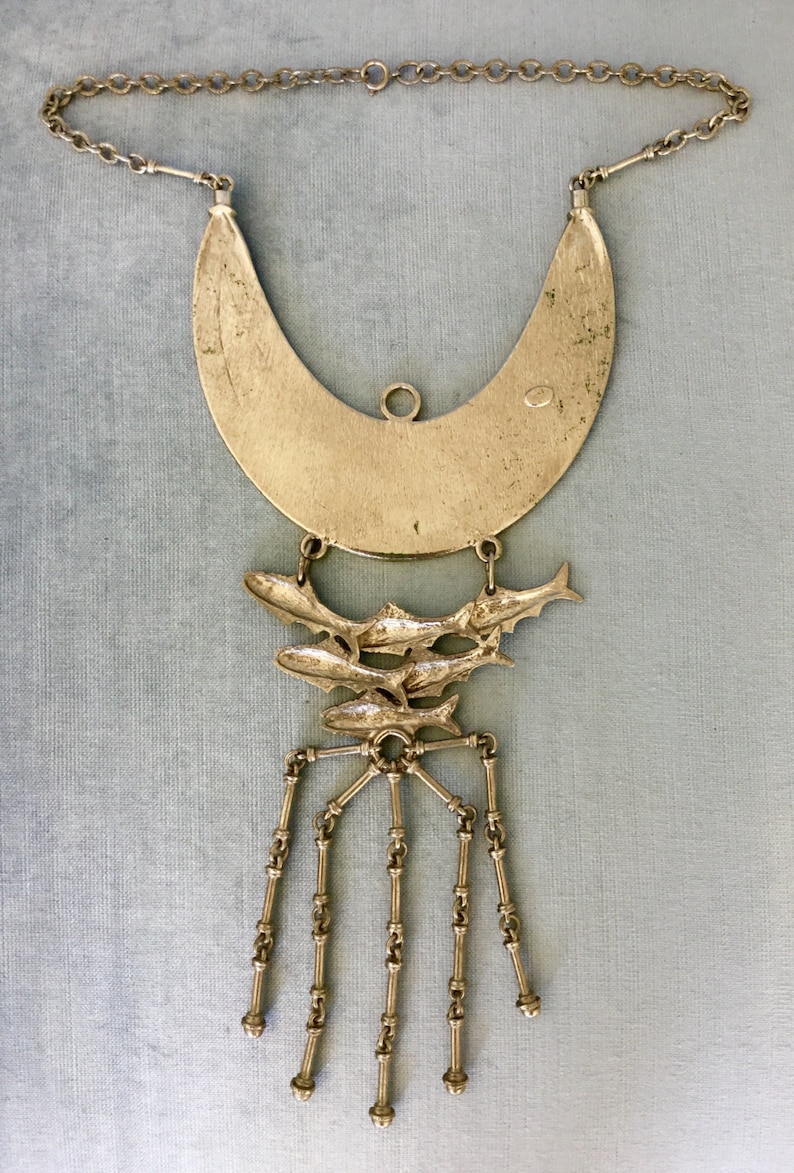 Spectacular ALEXIS KIRK Signed ETRUSCAN Revival Silver Metal - Etsy