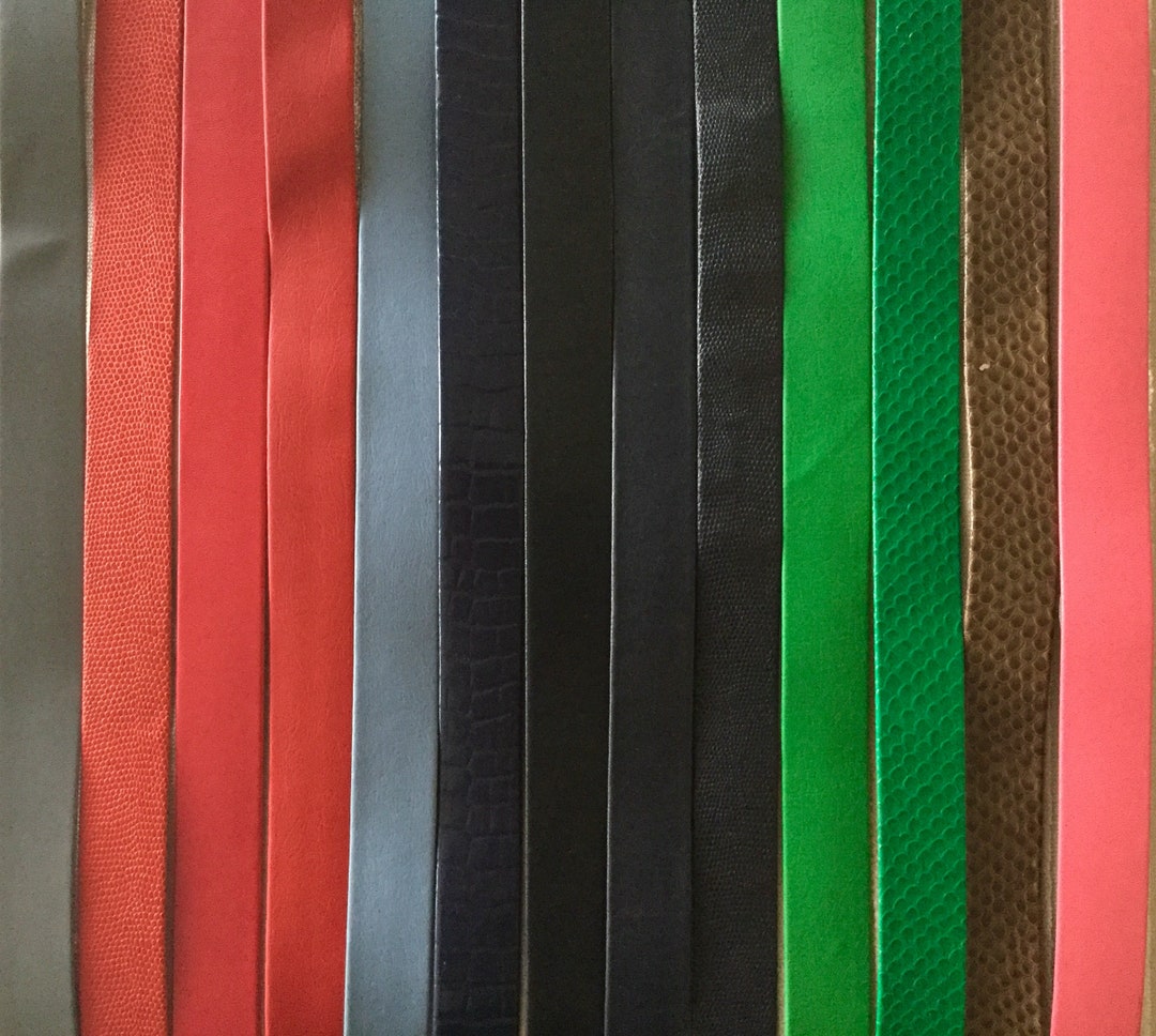 1 1/4" WIDE BELT STRAP Vintage Faux Snakeskin Leather for Big Buckle ...