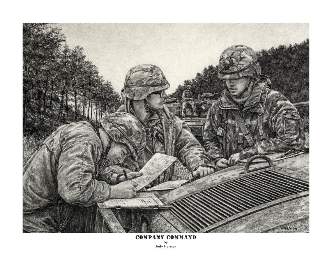 Company Command Fine Art S/N Print by Harmon - Etsy