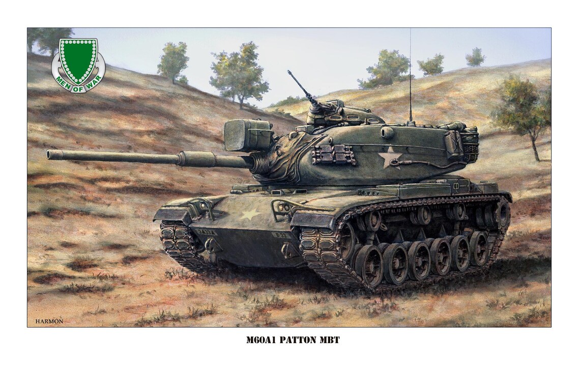 M60A1 Patton MBT Customizable Print by Harmon - Etsy