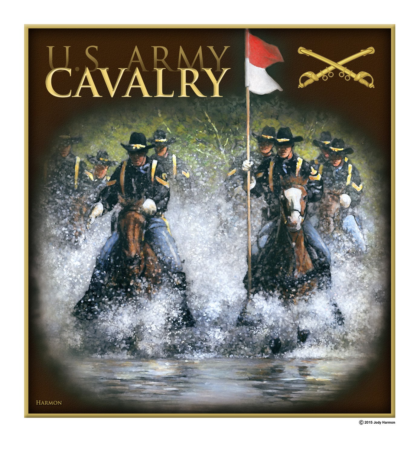 US Army Cavalry S/N Print by Harmon - Etsy