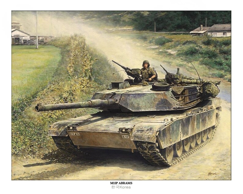 M1IP Abrams Customizable Signed and Numbered Print - Etsy