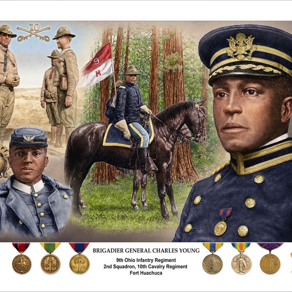 General Charles Young - Etsy