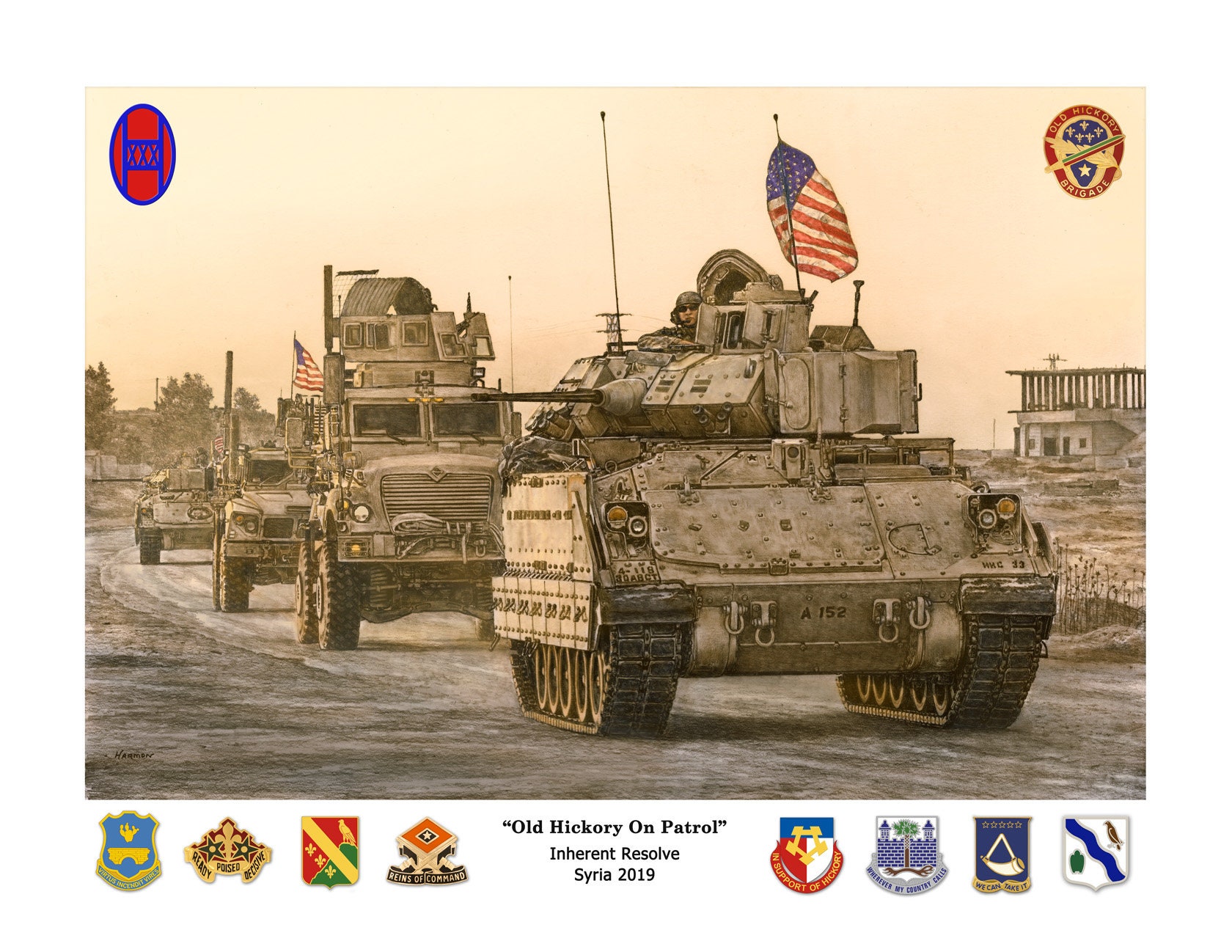 30th Armored Brigade Combat Team old Hickory - Etsy