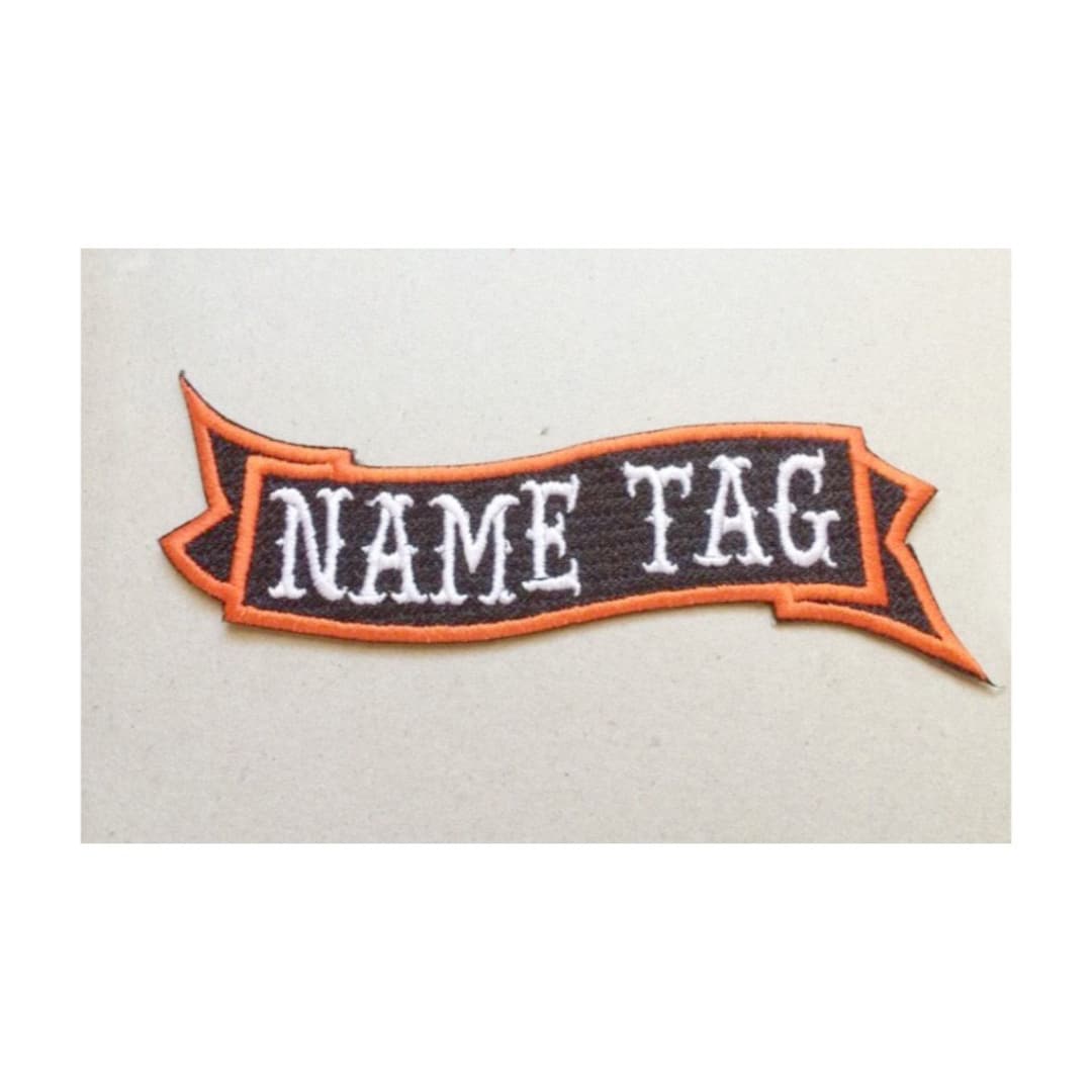 Motorcycle Jacket Name Patch - Etsy