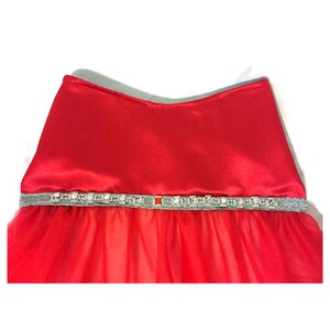 Lady in Red Rhinestone Dress - Etsy