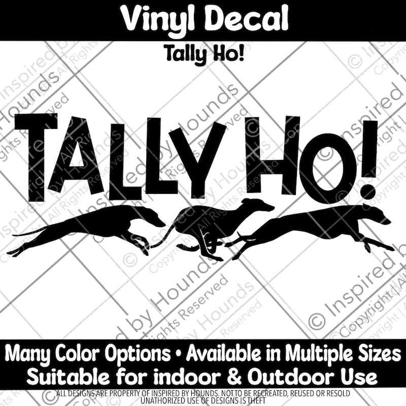 Dog Lure Coursing Decal - Etsy