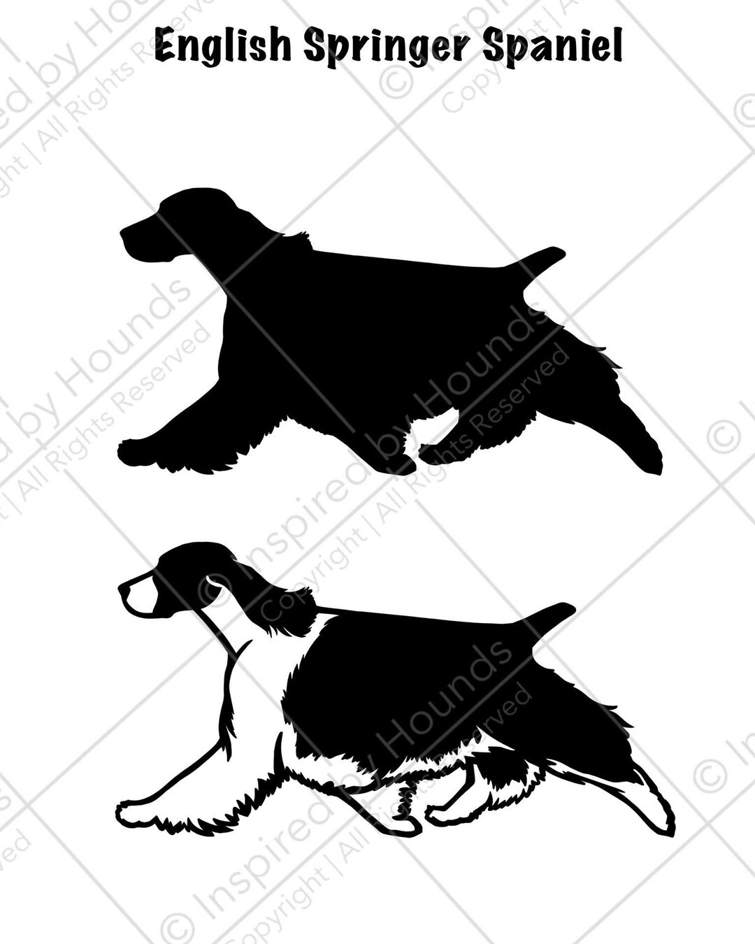 English Springer Spaniel Vinyl Decal - Etsy