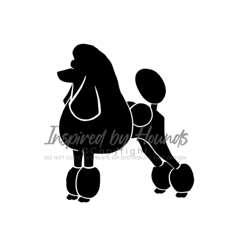 Poodle Decal - Etsy