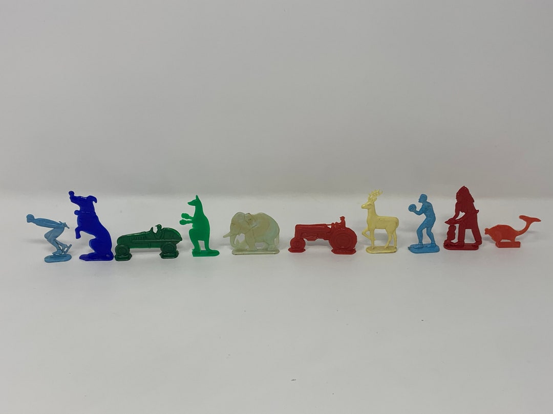 Vintage Cracker Jack Prize Lot - 10 Animal People Standups NOSCO - Etsy