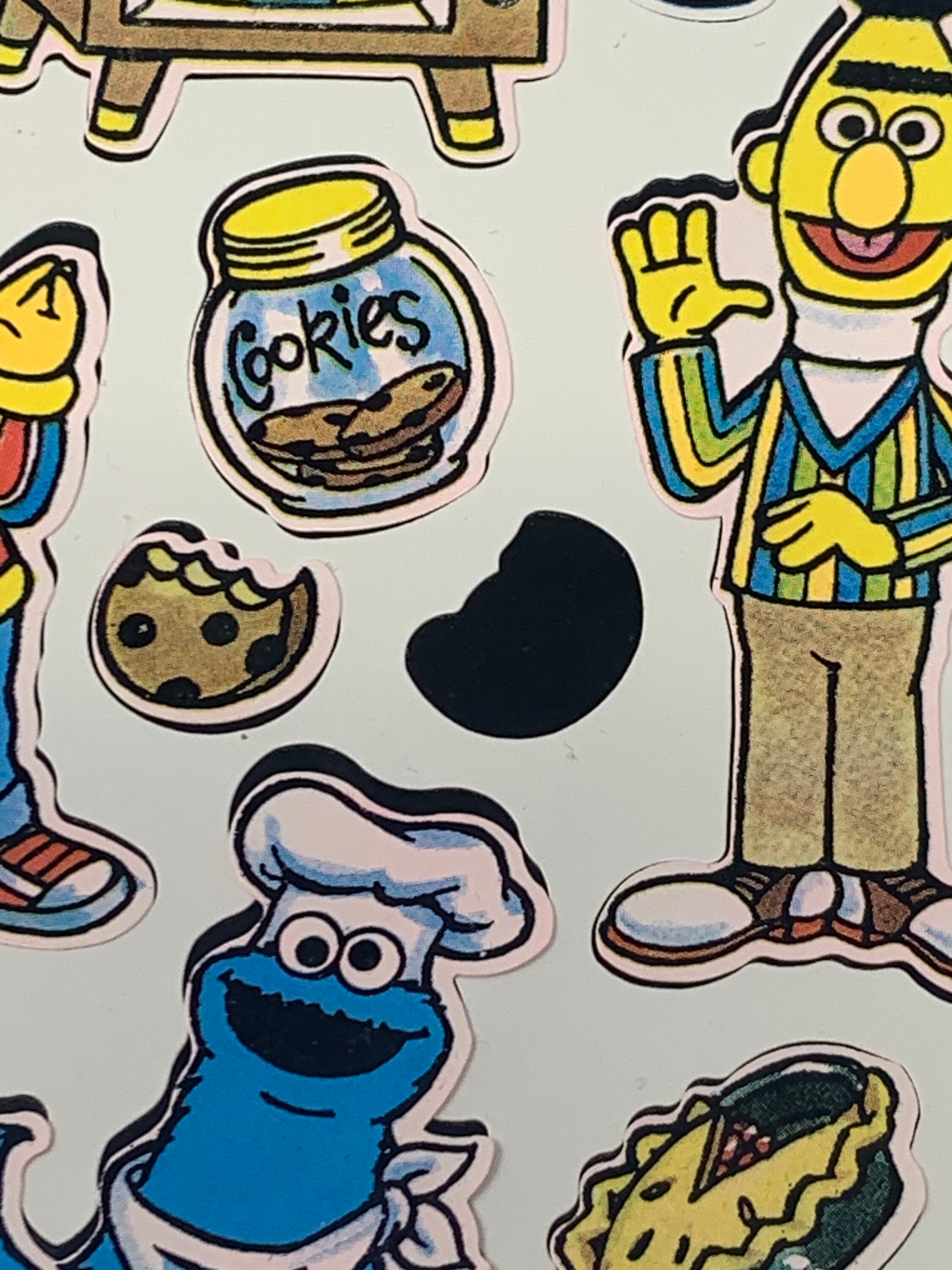 Sesame Street Bert & Ernie Playhouse Colorforms 1986 - Etsy