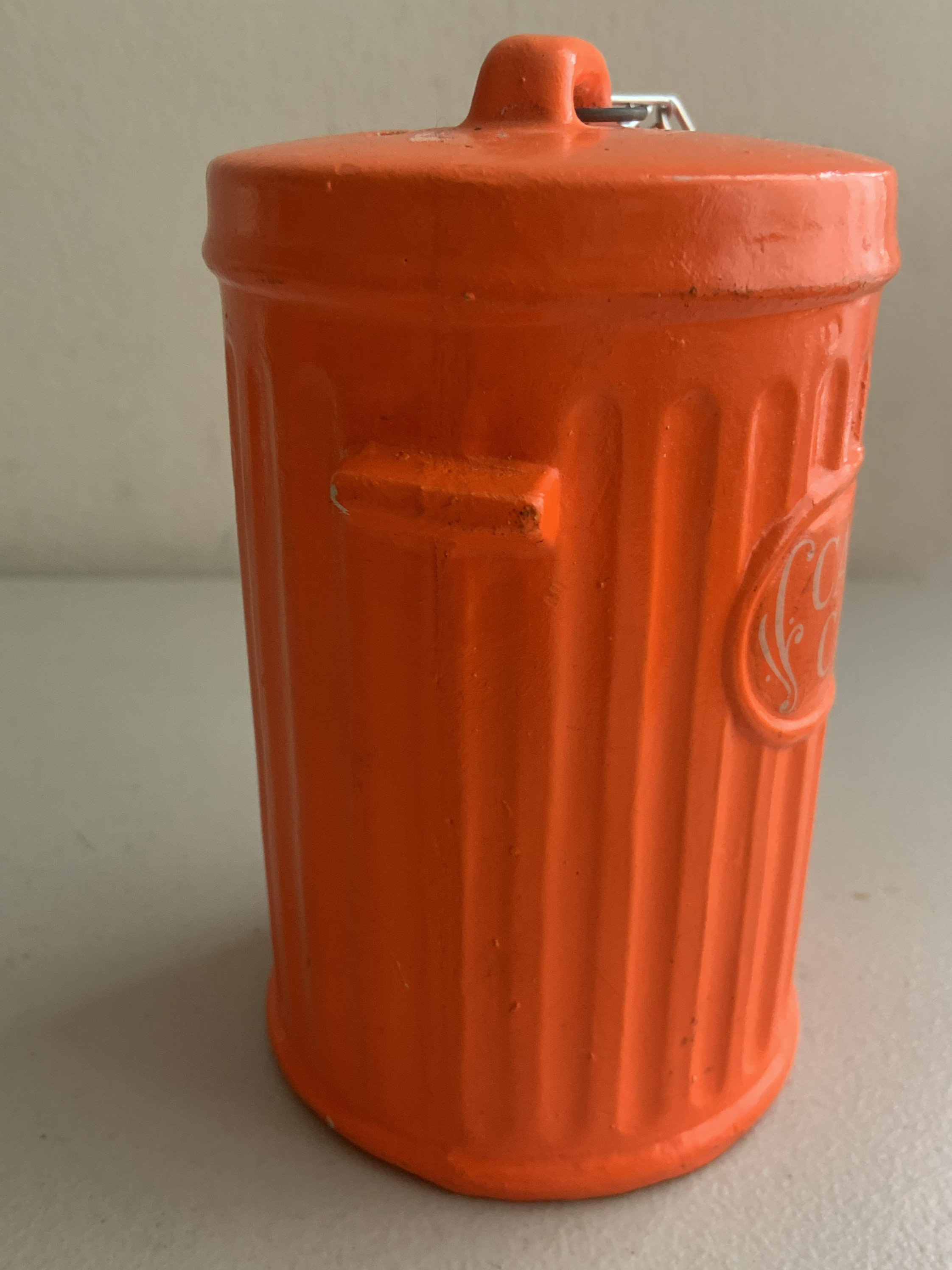 Garbage Can cash Can Vintage Bank W/stopper / 5.25 - Etsy